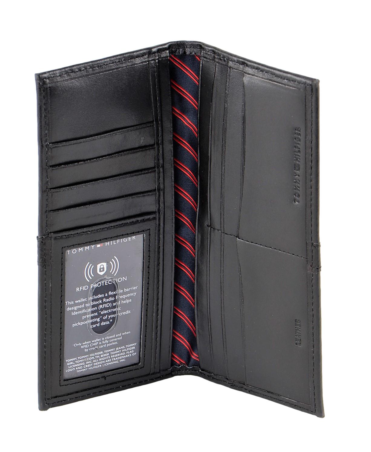 Tommy Hilfiger Men s Leather Ranger RFID Checkbook Secretary Wallet socallook
